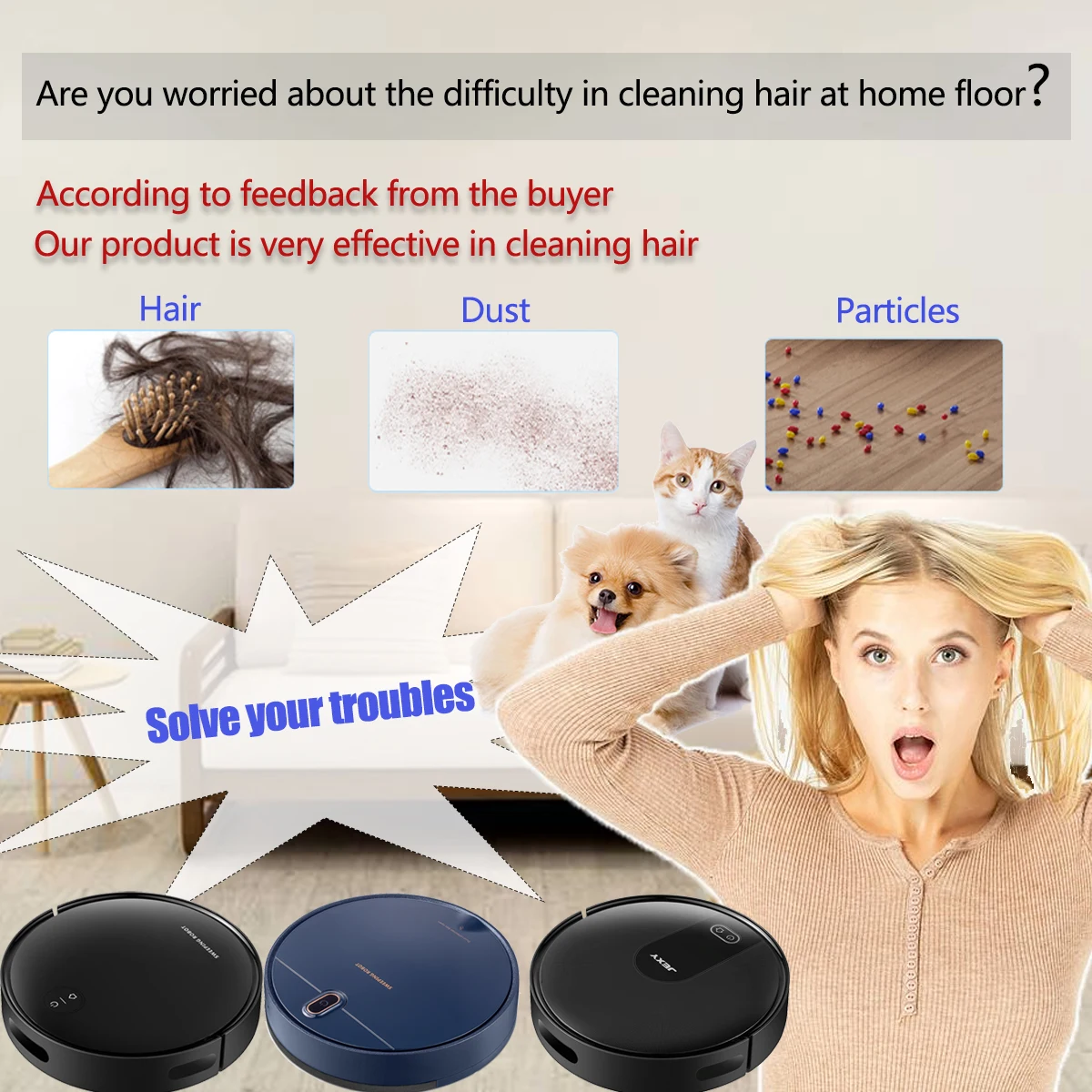 Smart Automatic Robot Vacuum Cleaner - JEXY DB100