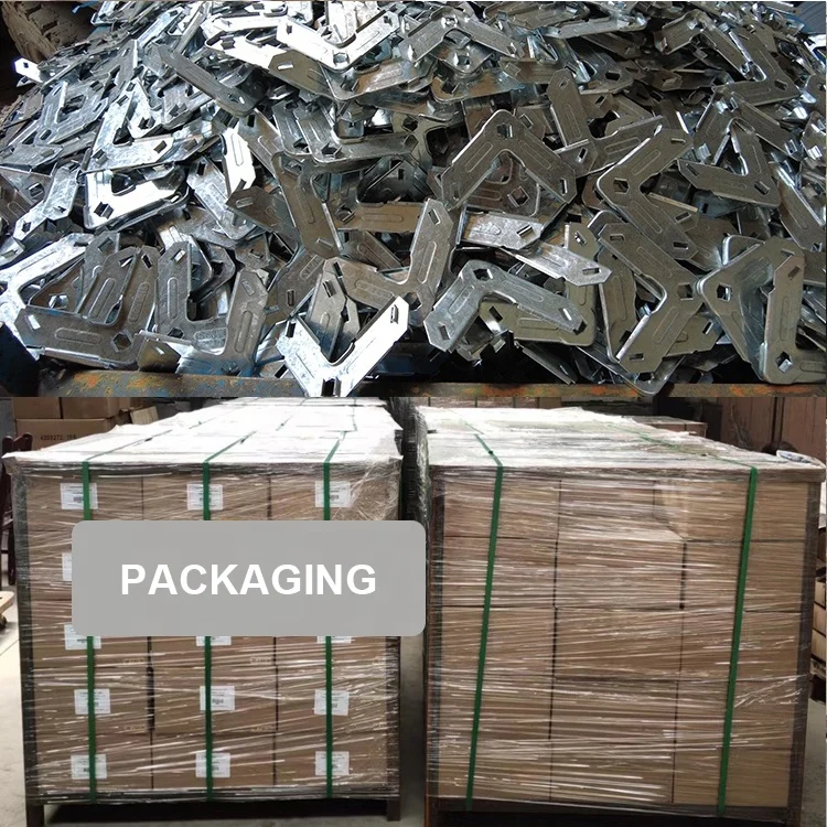 TDC Galvanized Steel Duct Flange Corner for HVAC Connectors