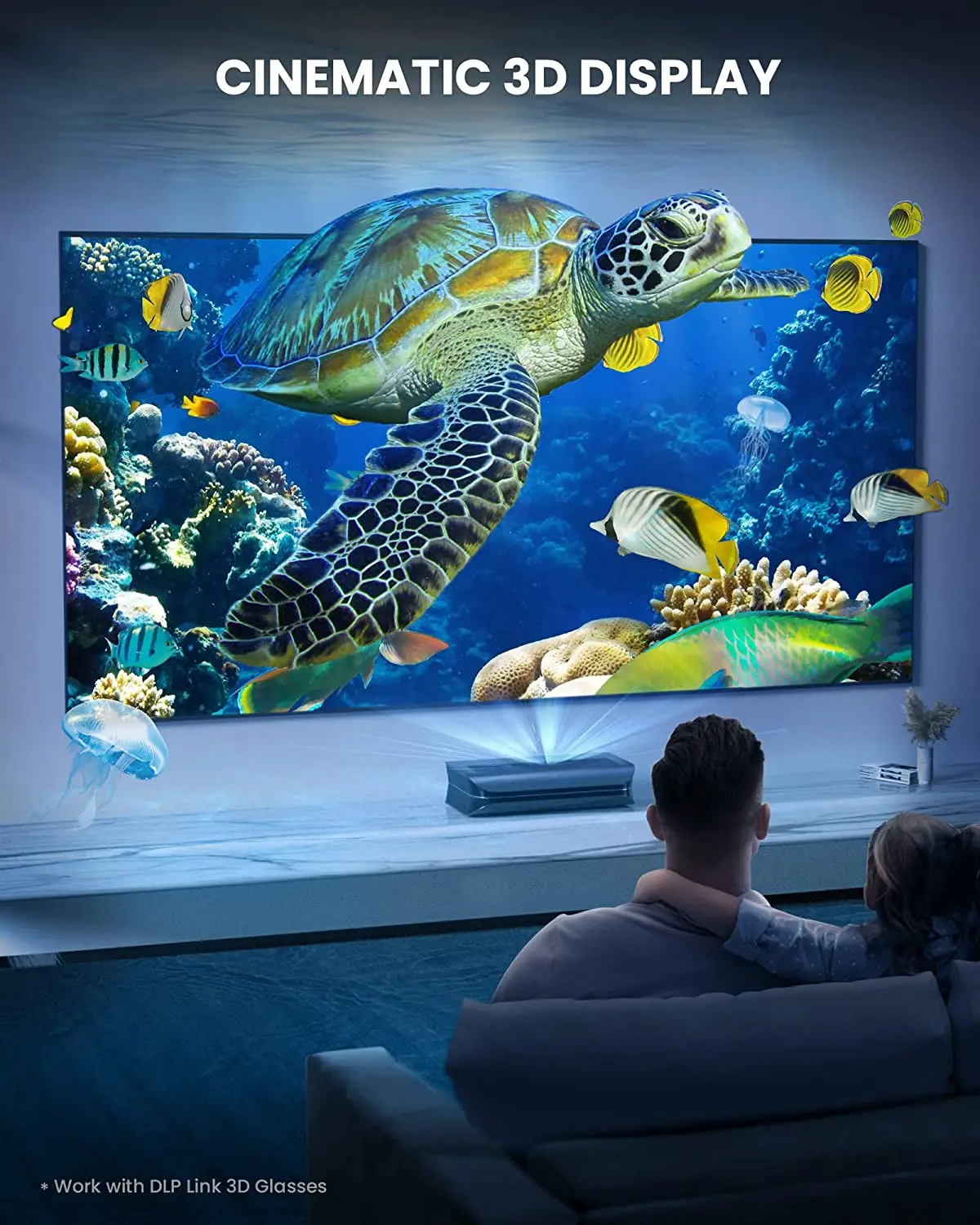 Htp Smart Projector Auto Chart Proyector Mini Home Theater Lcd Smart ...