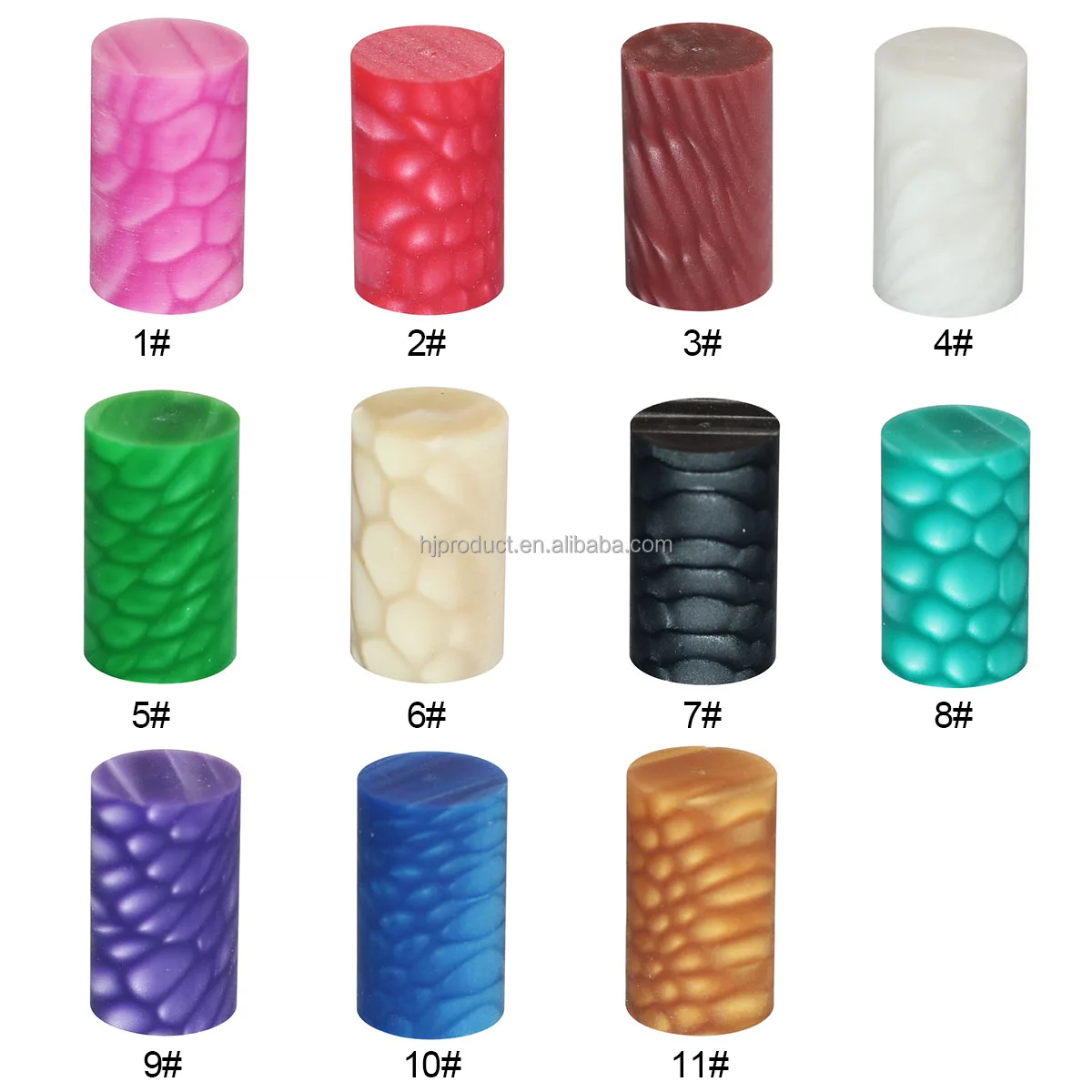 Dragon Scales Pattern Billiard Cue Stick Tip - 15mm Ferrule