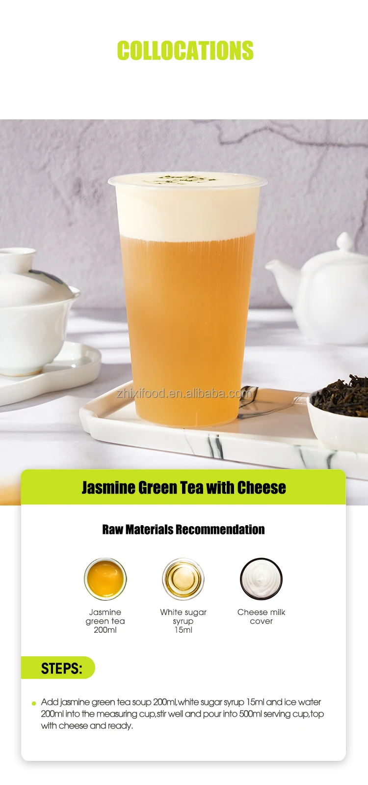 300g Double Happiness Chinese Jasmine Green Tea Loose Leaf