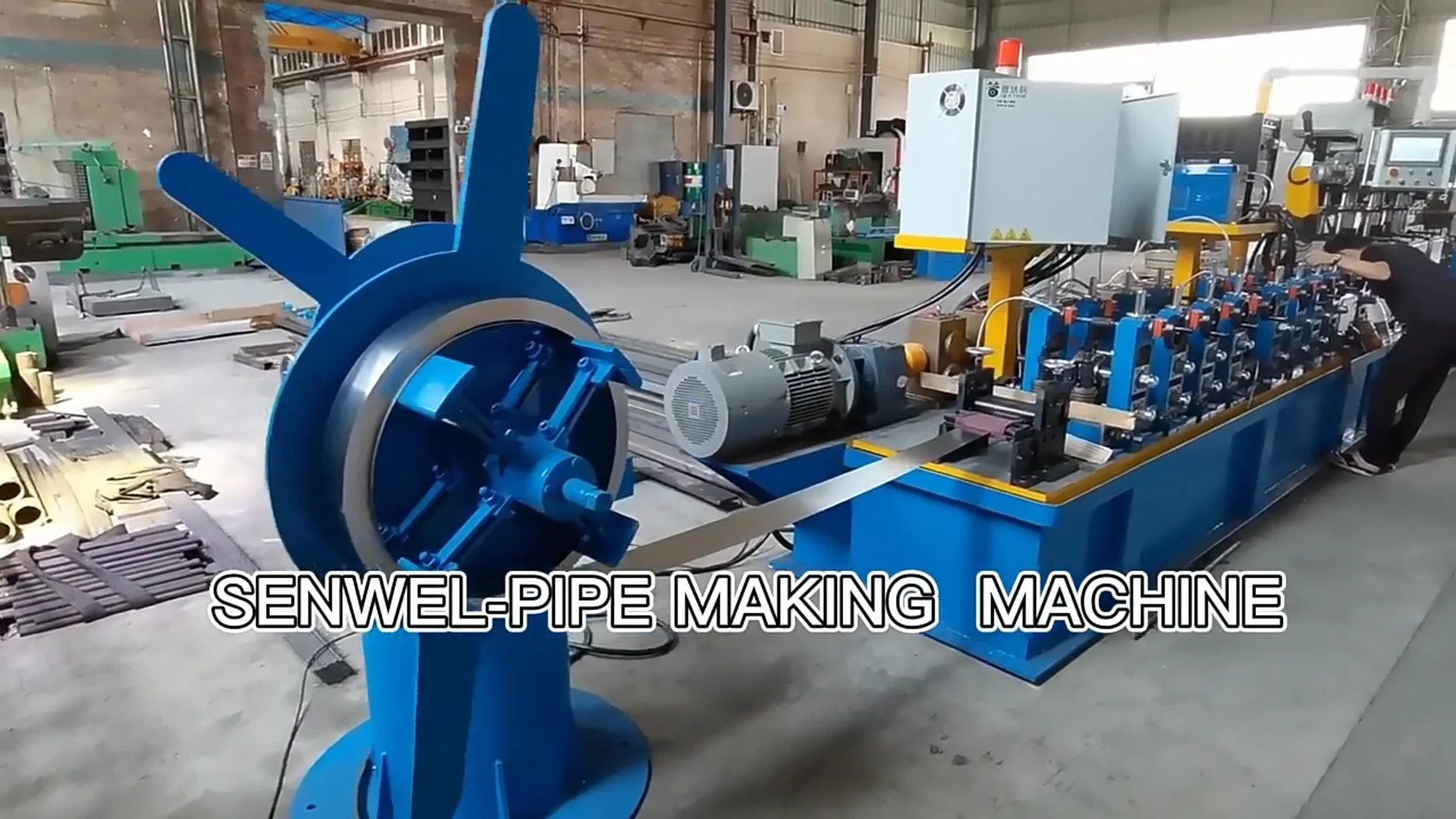 Fully Automatic Metal Stainless Steel Pipe Production Line Welding Pipe ...