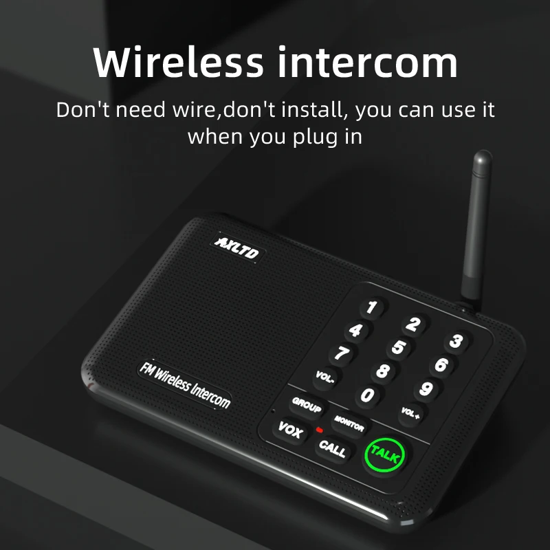 A Clear Sound And Real-time Communication System Wireless Intercom ...