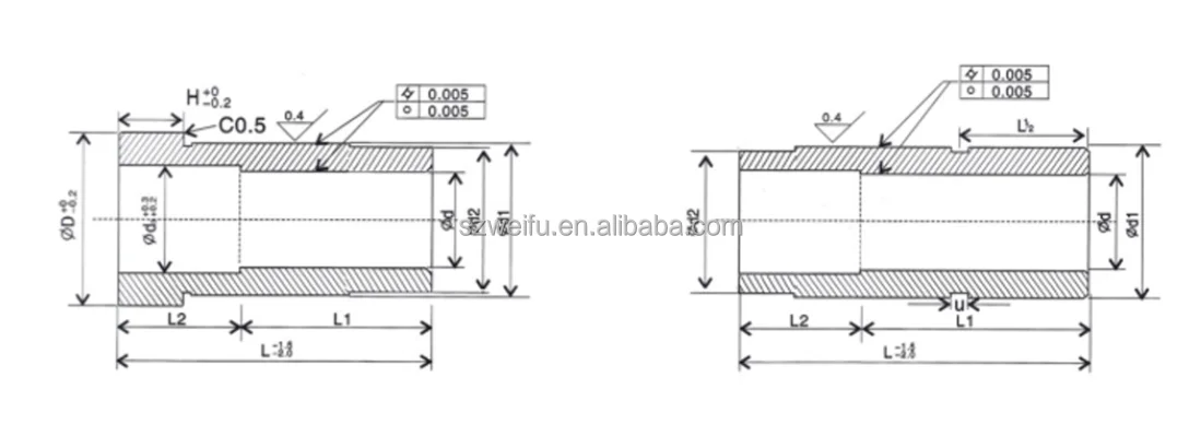 Injection Mold Components Angle Guide Bushing Guide Pin For Plastic ...