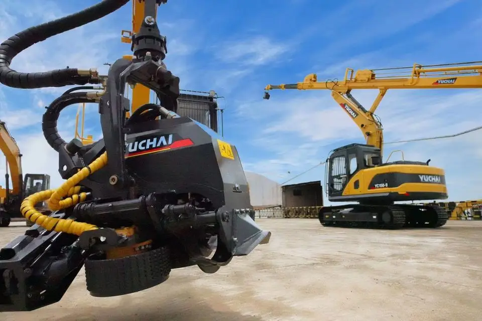 Yuchai Tree Harvester Harvester Head Ycf35 Logging Machine For Forest ...