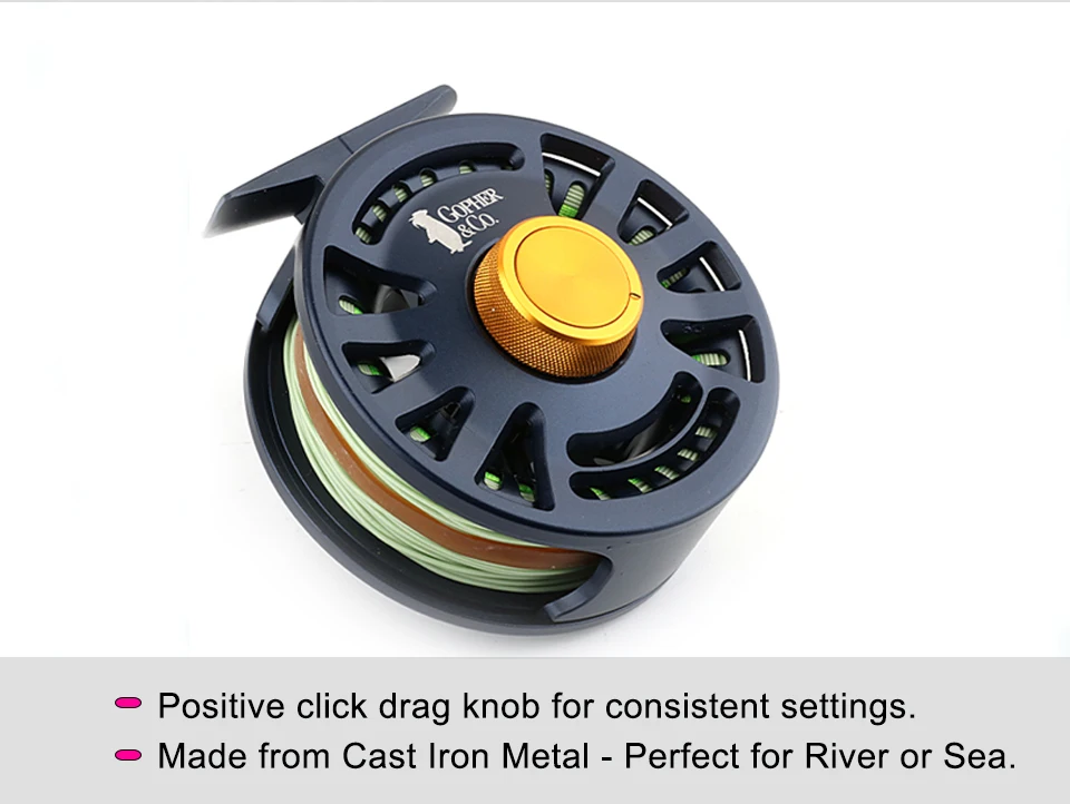 FJORD Customized Full Metal Body Fishing Reel New Coming Fly Fishing ...