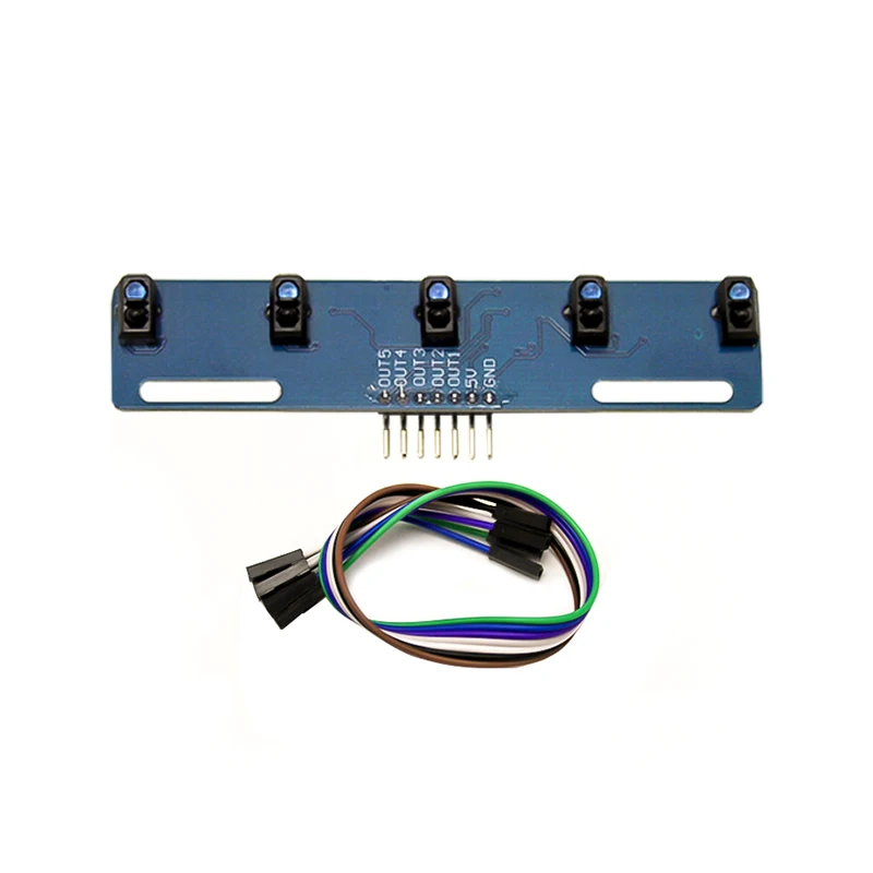 5 Channel Infrared Reflective Sensor Tcrt5000 Kit 5ch Ch Road Ir Photoelectric Switch Barrier ...