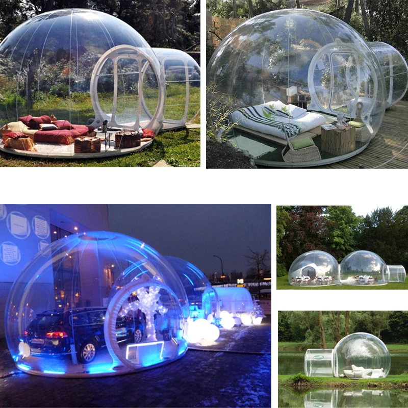 Customized Football Structure Inflatable Igloo Bubble Lodge With Air ...