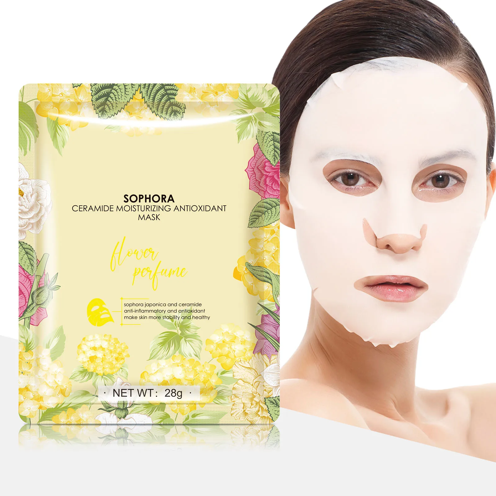 Sophora Japonica Ceramide Moisturizing And Antioxidant Mask Skin More ...