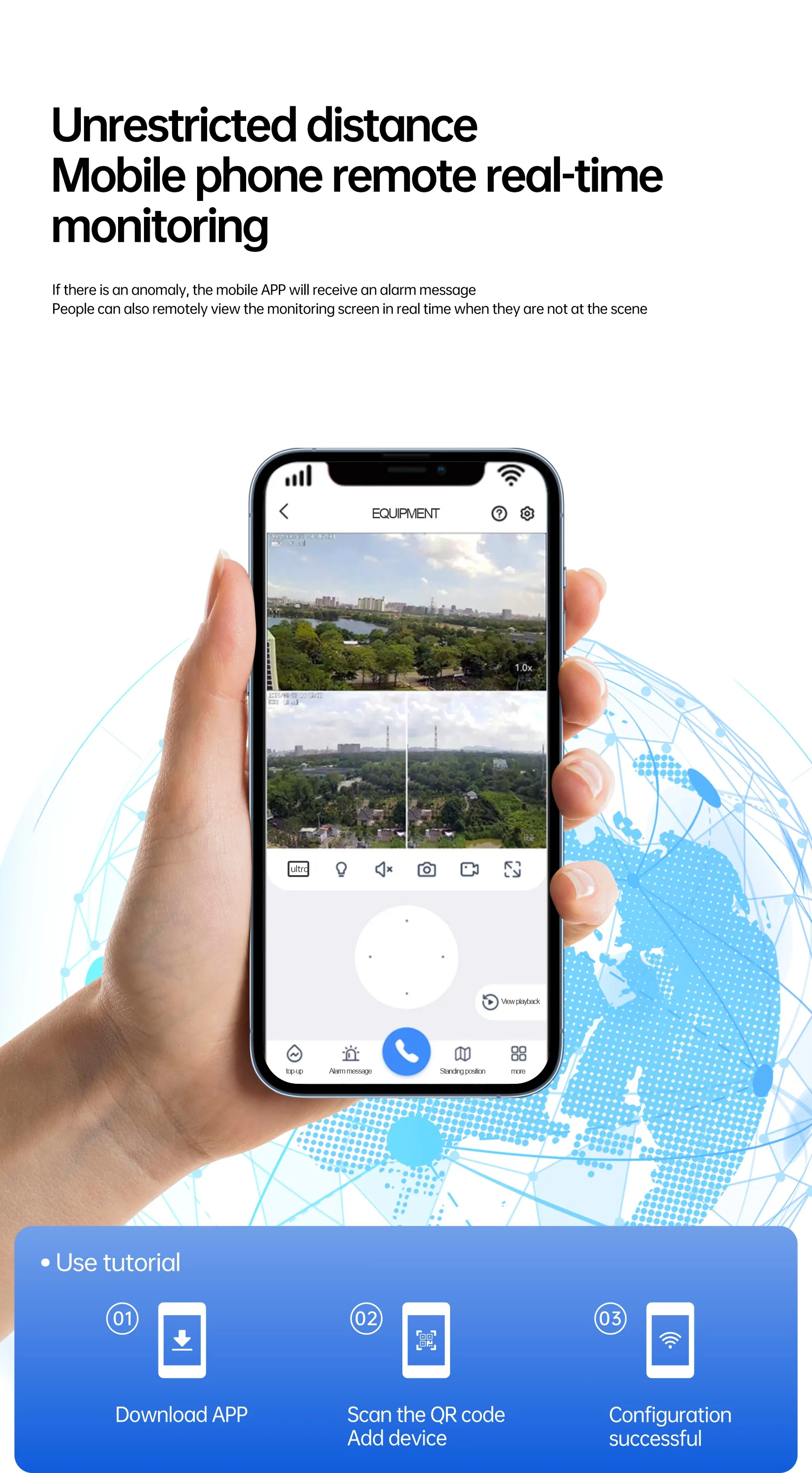 Eseecloud 12MP Wifi IP CCTV Camera with 4G & Solar Power