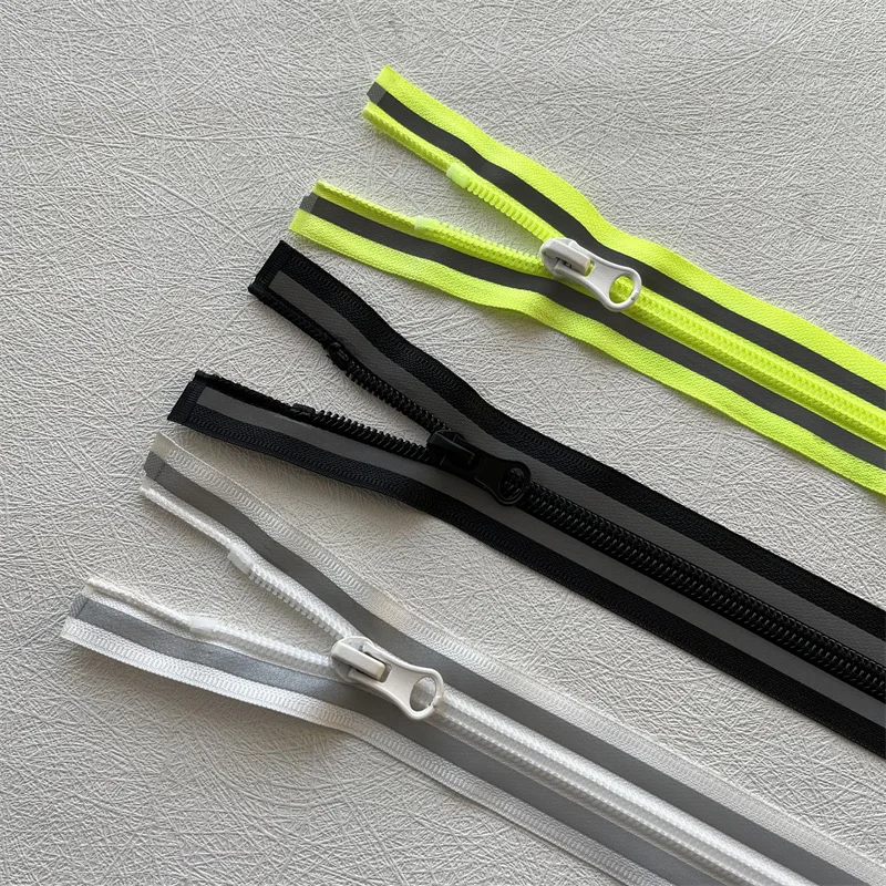 5 Nylon Is Wearing Double Reflective Strip Zipper Overalls School ...