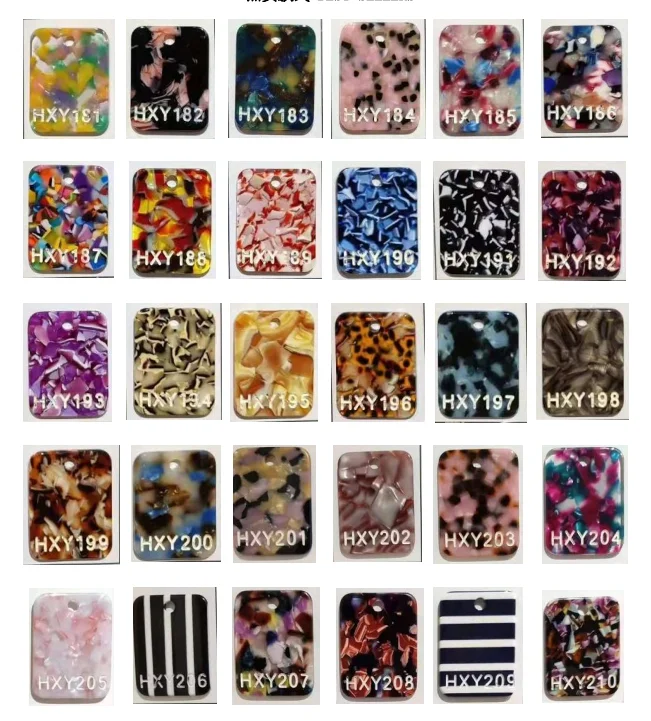 Wholesale Customized Cast Plastic Color Acetate Sheet