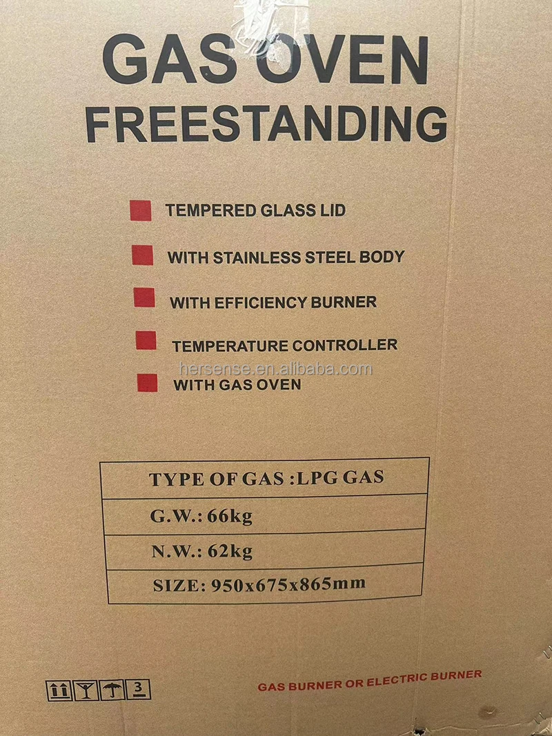 Multi-function Gas Stove with Oven - 6 Burner Cooking Power