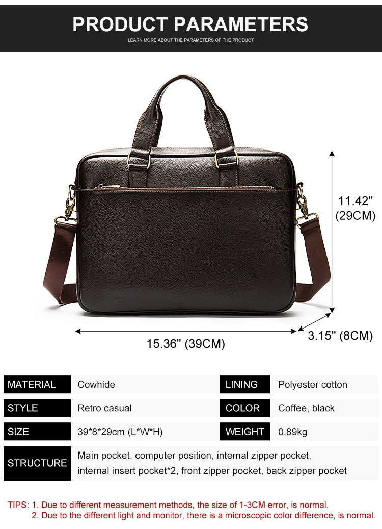 Marrant Men Business Office Document Bag Leather Handbag Leather ...