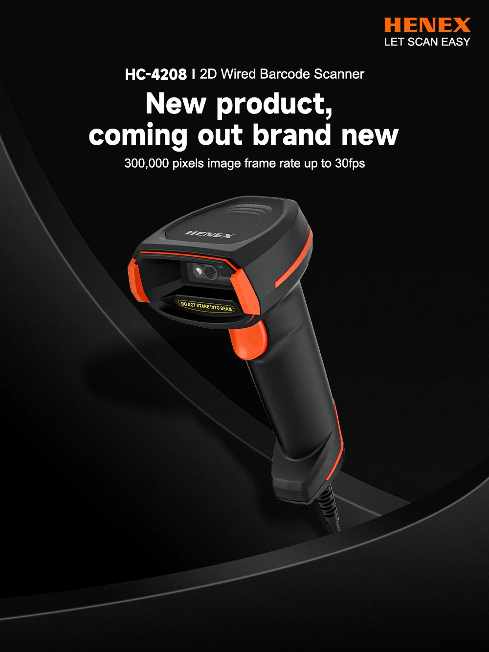 HENEX Barcode Scanner 4208 - High-Speed, Accurate Scanning