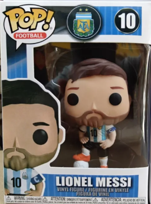 Funko Pop Messi Figurine Messi 10# 50# Football Star Football Player ...
