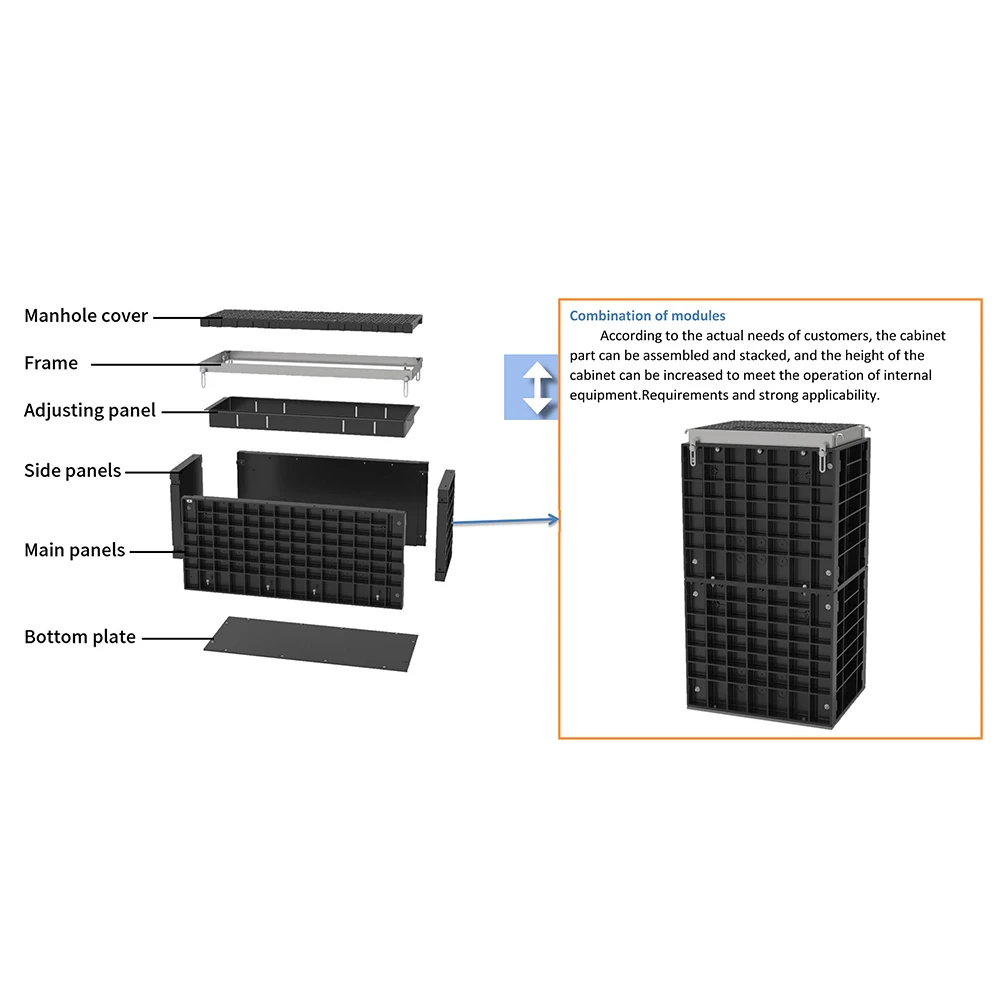 SMC Handhole Fiber Vault - Durable Telecom Manhole Chamber