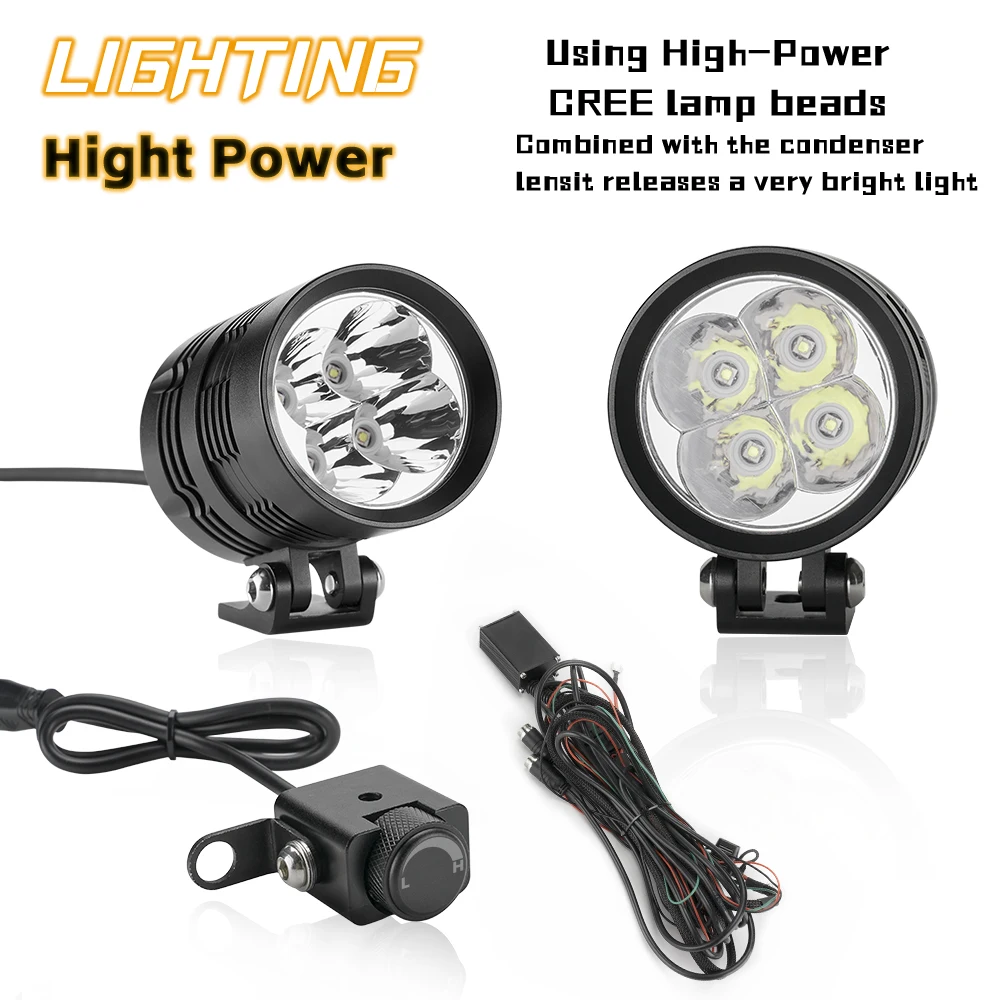 High Quality 80W Motorcycle Spotlights - Raylight Driving Lights