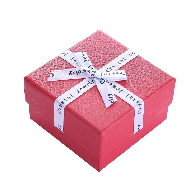 Custom Logo Small Jewelry Paper Packaging T Box Girls Ring Jewelry