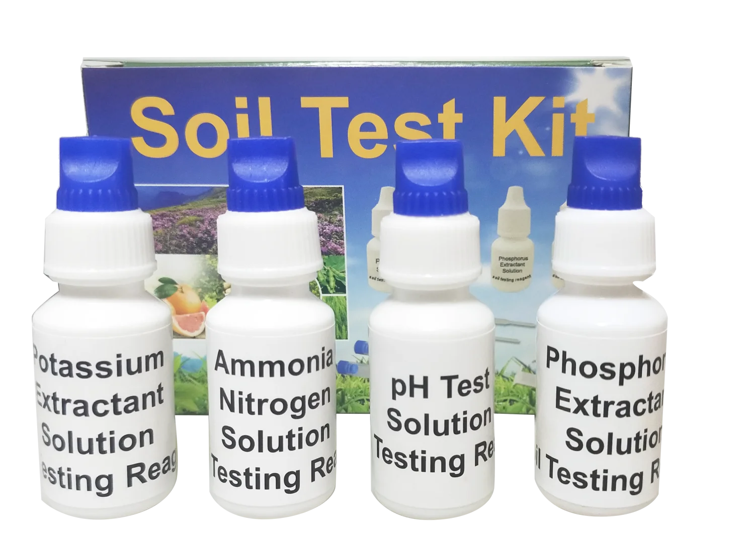 Portable Plastic Soil Fertility Test Kit - PH/Phosphorus/Potassium ...
