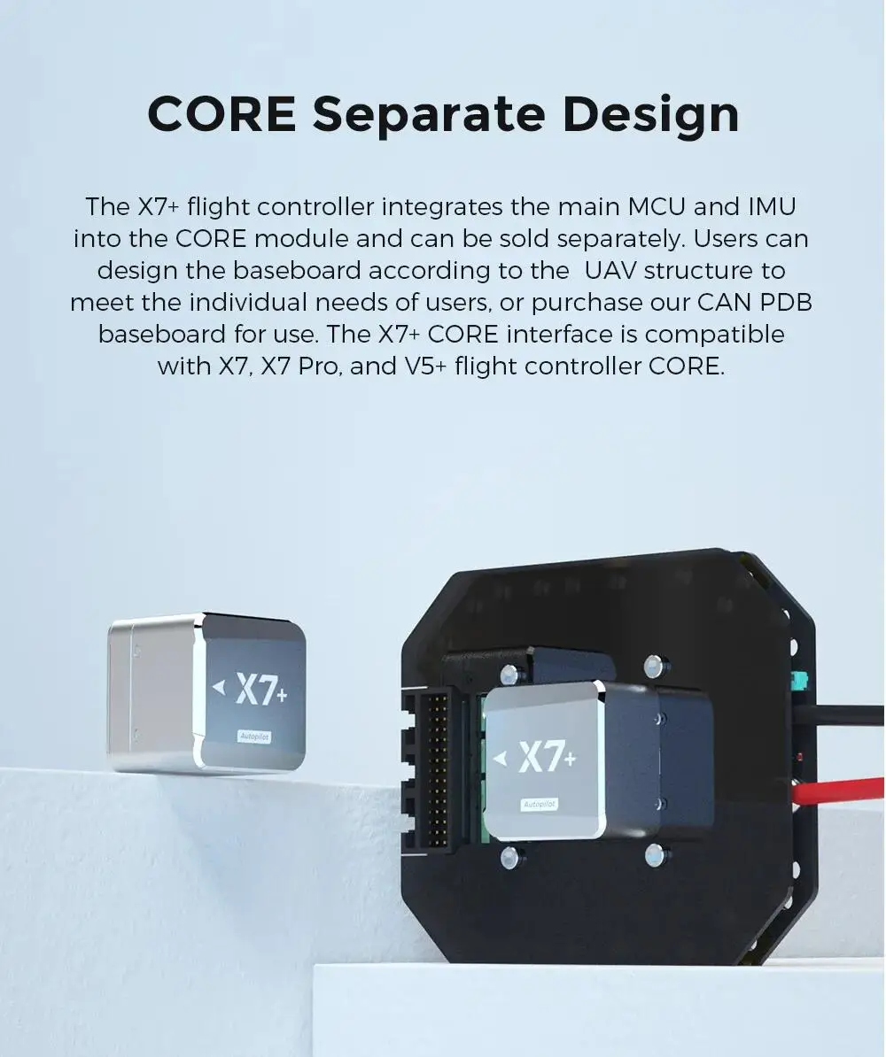 Cuav X7+ Flight Controller Pixhawk Open Source Gps Ist8310 Compass Px4 ...