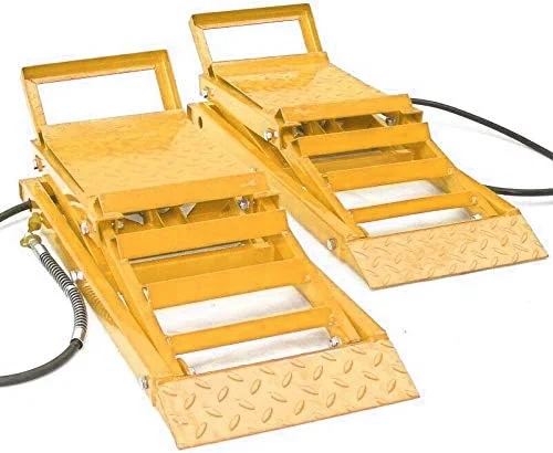 4400lb Ce Garage Atv Car Lift Ramp Set Hydraulic Auto Lift Ramp Car ...