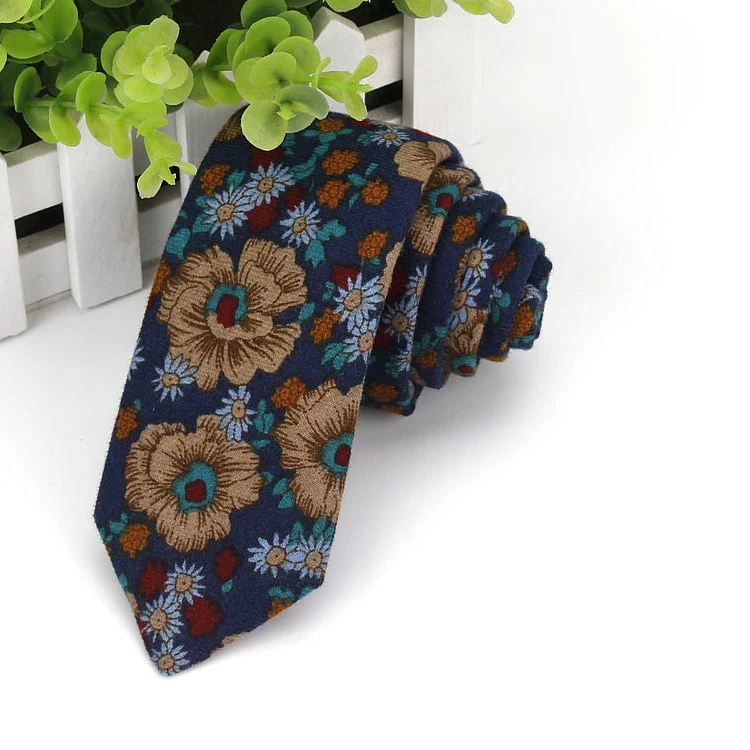 Shop High-Quality 100% Cotton Print Neckties with Private Label