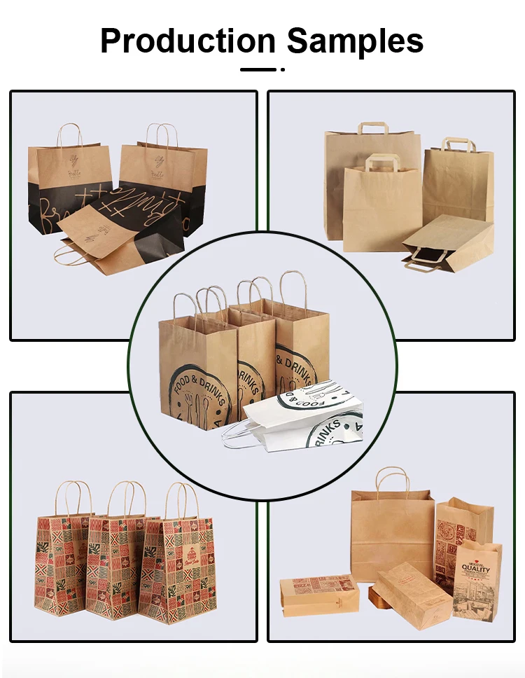Fully Automatic Kraft Paper Bag Making Machine Paper Bags Manufacturing ...