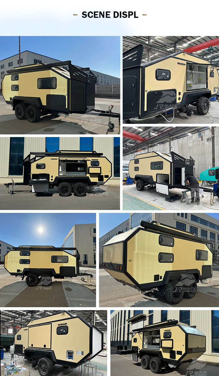 Independent Suspension Offroad Trailers 4x4 Mini Camper Van
