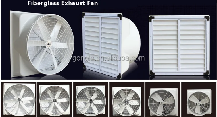 Poultry Farm Layer House Fiberglass FRP Ventilation Fans