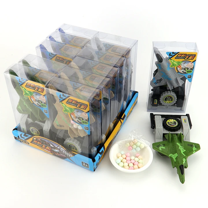 Funny Plastic Ejection Aircraft Catapult Fighter Plane Toy Candy - Buy ...