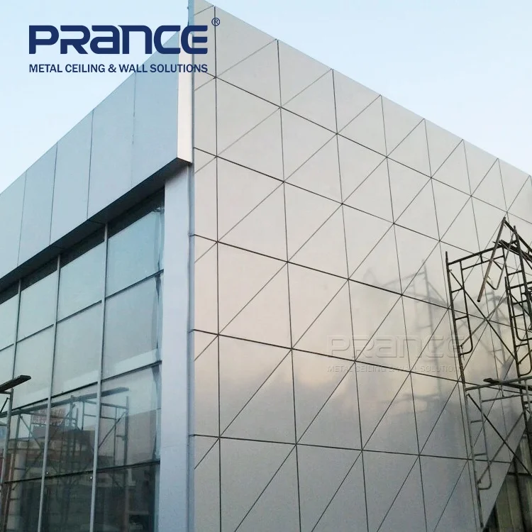 Decorative Exterior Facade Panel Aluminum Solid Panel Triangle| Alibaba.com