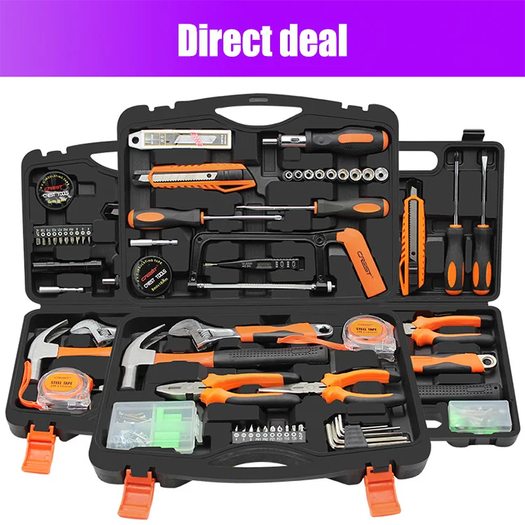 Mechanic Tool Kit Suitcase Portable Hardware Combination Tool Set for ...