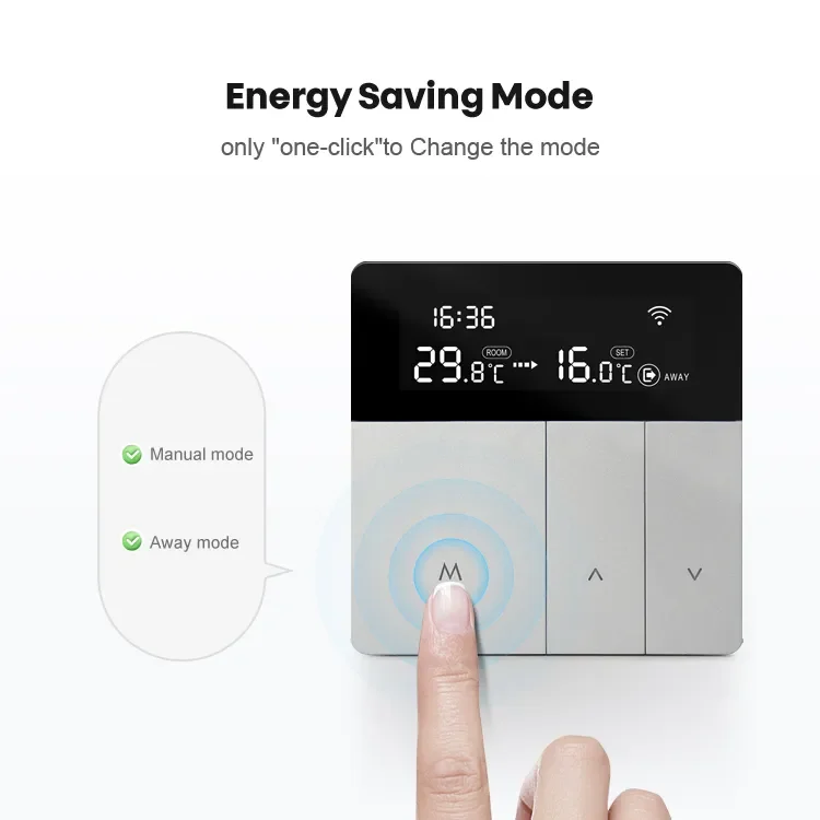 Intelligent Tuya Wifi Thermostat Remote Control Electric Floor Heating ...