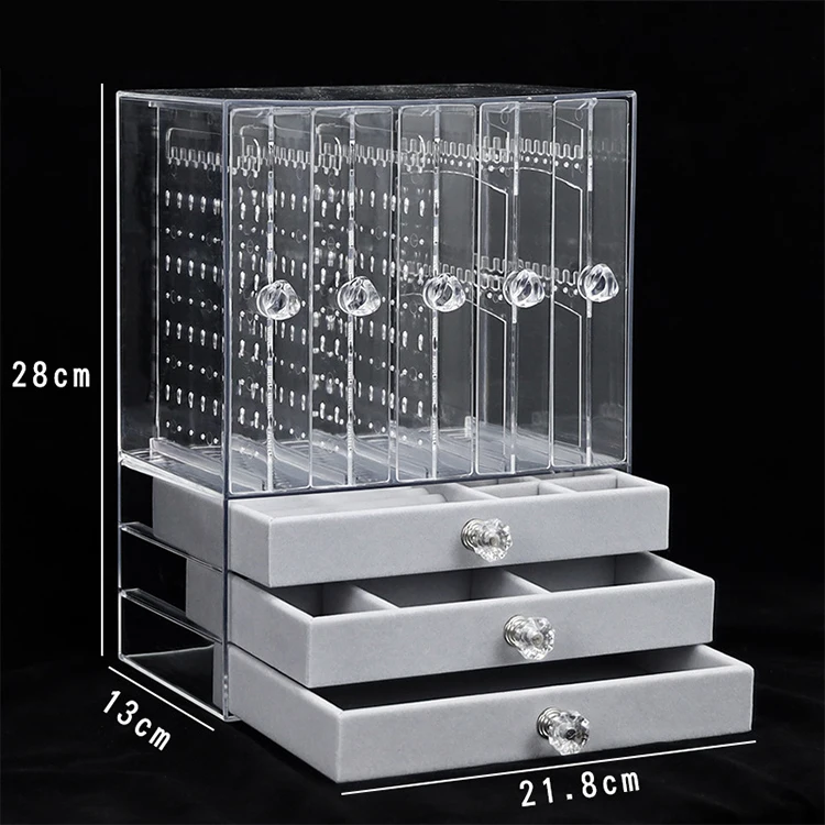 Shi Sheng Wholesale Ring Earring Necklace Stackerable Large Acrylic ...