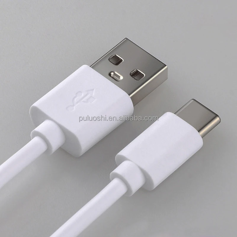 1m 2A White USB Type c Fast Charging Power Cable Type c for Phone ...