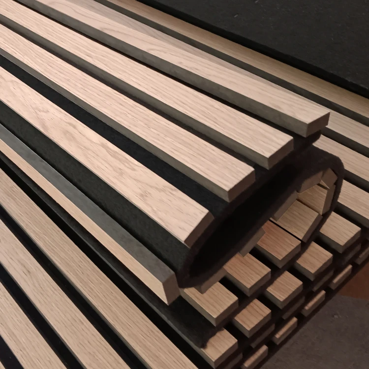 Curved Wooden Slat Panels - Acoustic Wall Decor Solutions