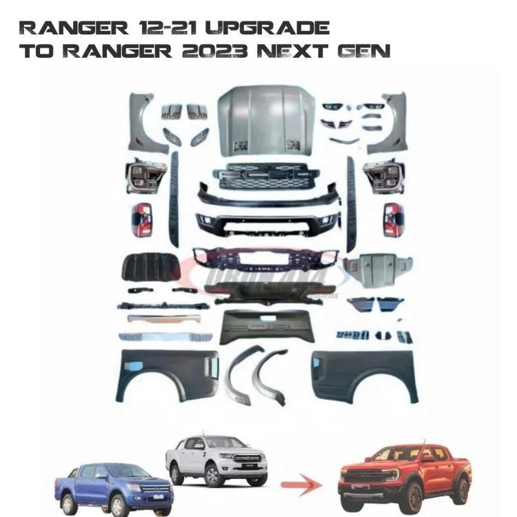 Car Body Kits 2012-2021 Ranger Upgrade To 2023 Ranger Raptor Body Kits ...