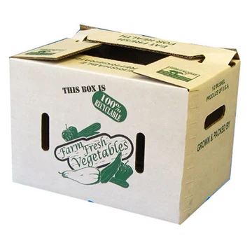Custom Broccoli Waxed Box - Eco-Friendly Cardboard Packaging