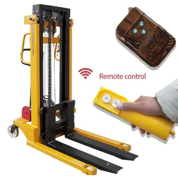 Factory Directly Wireless Remote Control Semi Electric Pallet Stacker ...