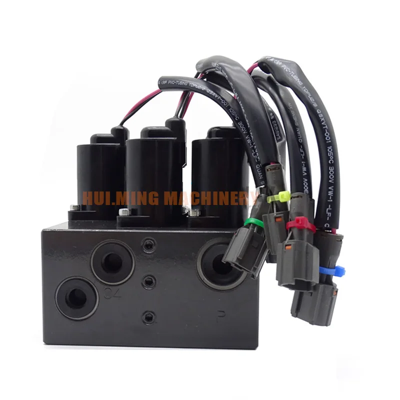 Excavator Solenoid Valve Group Khj14520 Sd1330-10 Khj15460 For Sh210 A5 ...