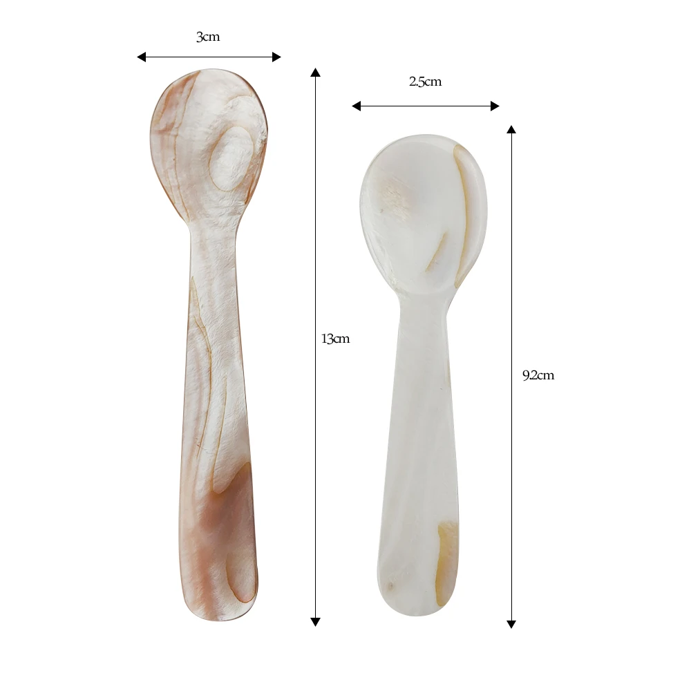 Natural Deep Sea Shell Spoon Tableware Home And Seasoning Box Spoon ...