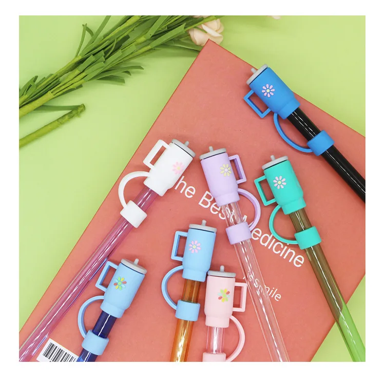 Wholesale Straw Topper Cover Sports for Metal Straws Design Silicone ...