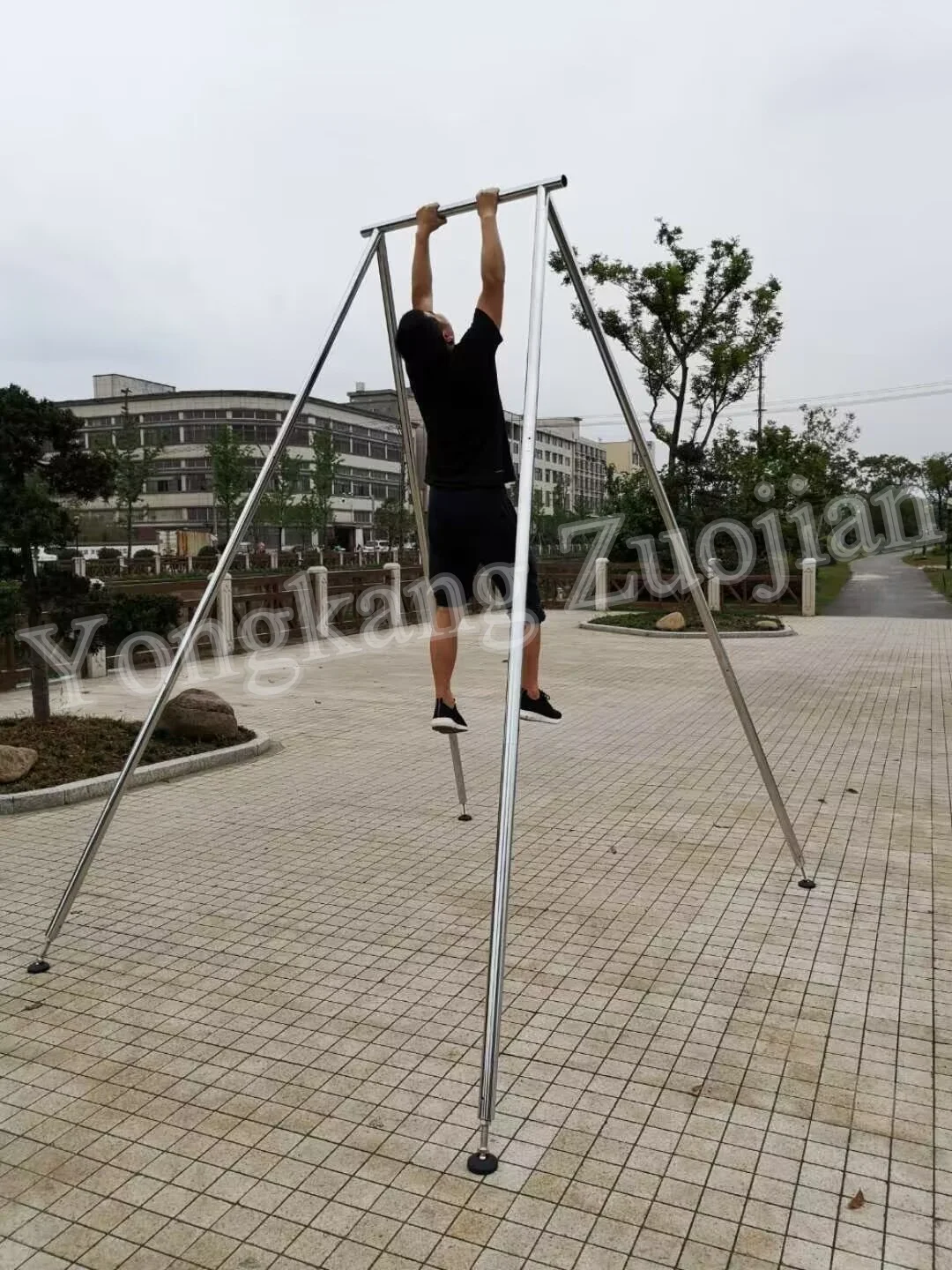 Height Adjustable Aerial Yoga Swing Frame - Fitness Rig