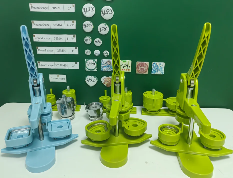 Alibaba.com: 44mm circular mold, hand push button badge maker in 6 ...