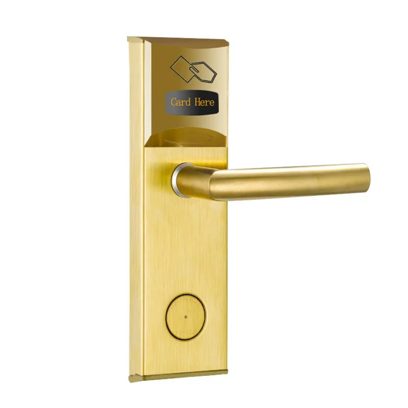 High Security Rfid Card Hotel Door Lock, Electronic Digital Key Card ...