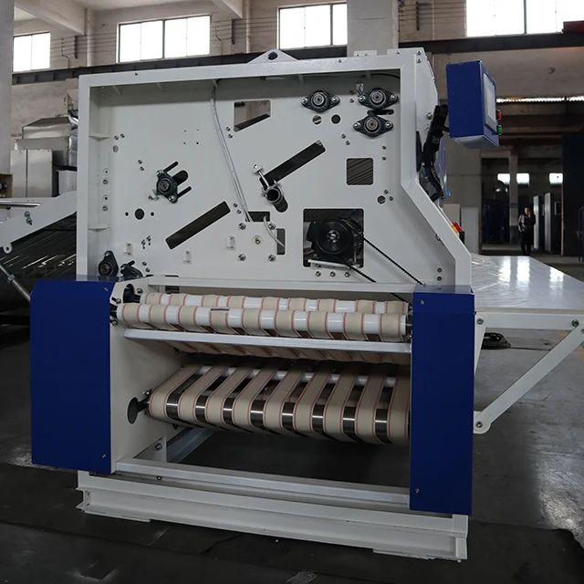 Hoop Bed Sheets Folding Machine 60m/min Clothes Hotel Folder Towel Fold ...
