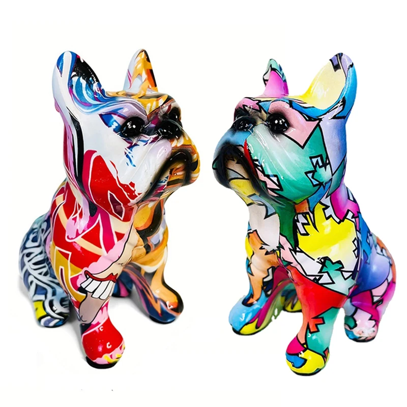 Luxury Home Office Living Room French Bulldog Decor New Creative ...