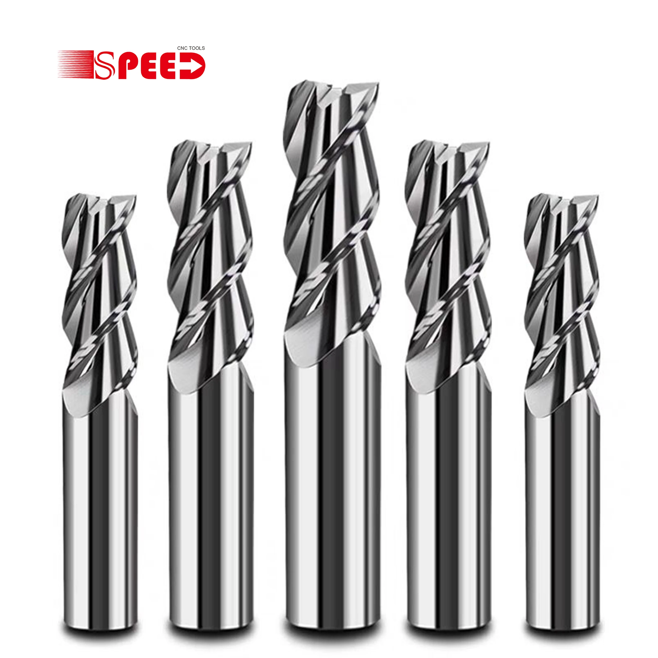 High Quality Carbide End Milling Cutter Carbide Tool Hrc55 4 Flutes End ...