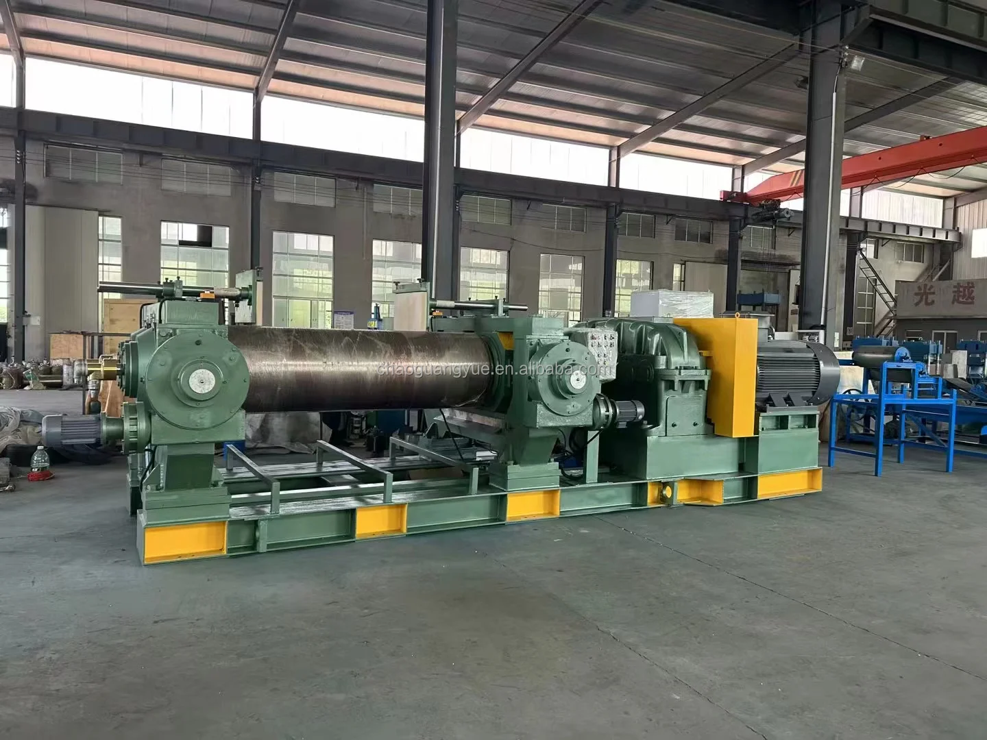 Open Type Two Roll Rubber Mixing Mill For Silicone Rubber Products ...